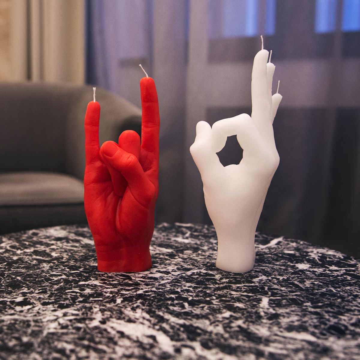 Hand Gesture candle "OK" - CandleHand