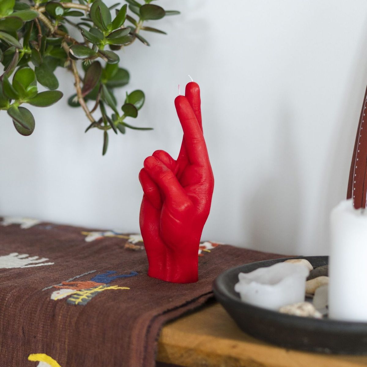 Hand Gesture candle "Crossed Fingers" - CandleHand