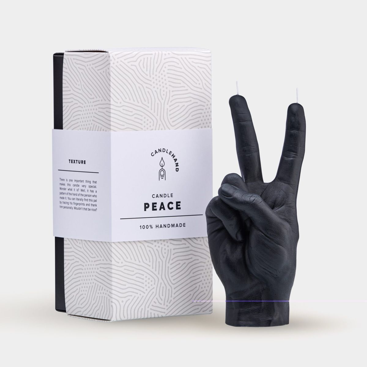 Handmade Gesture Candle "Peace" - CandleHand