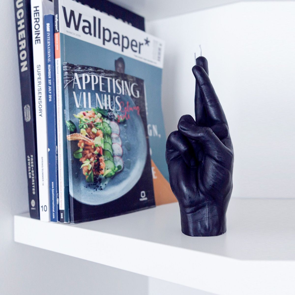 Hand Gesture candle "Crossed Fingers" - CandleHand