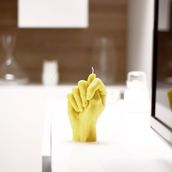 Hand Gesture candle "Fig Hand" - CandleHand