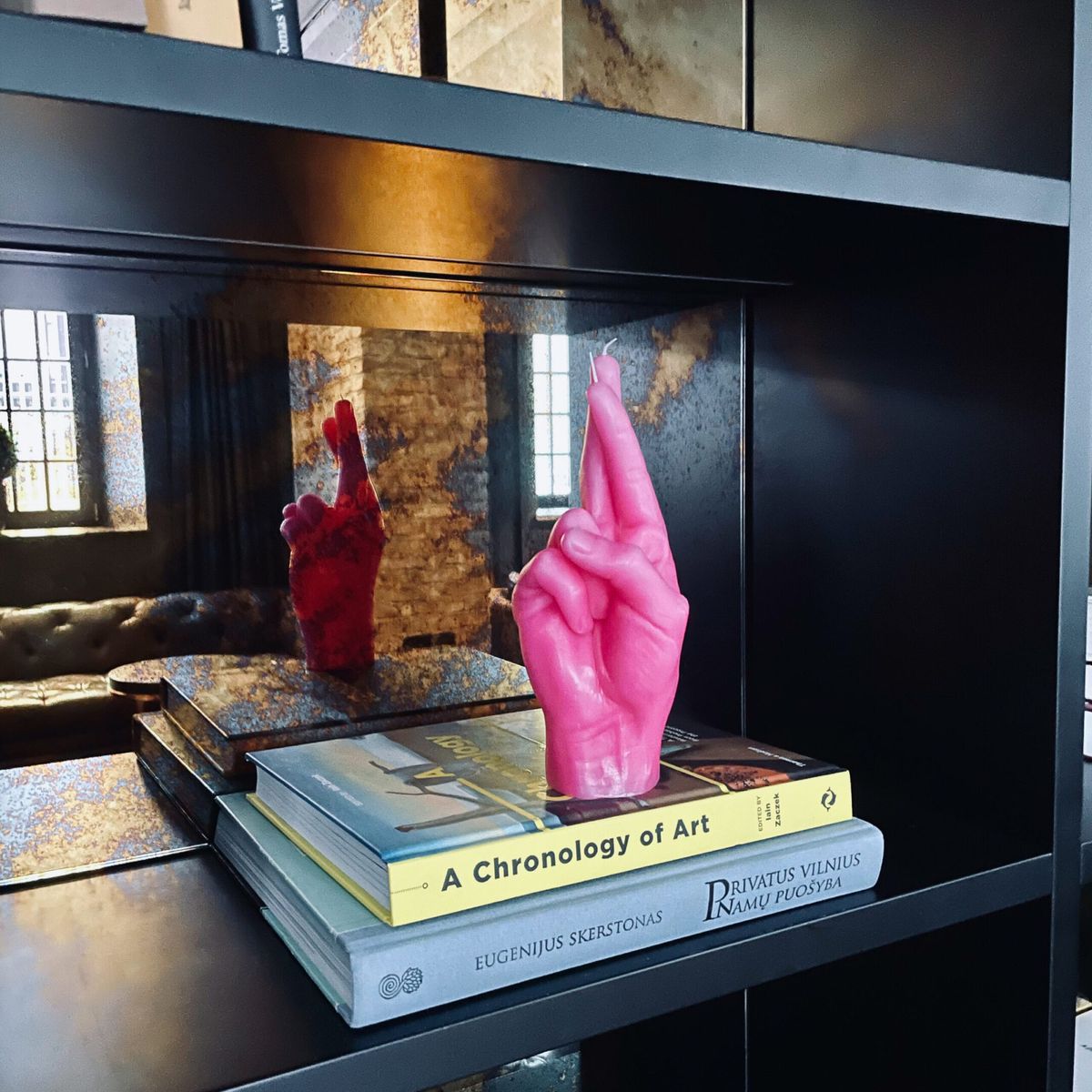 Hand Gesture candle "Crossed Fingers" - CandleHand