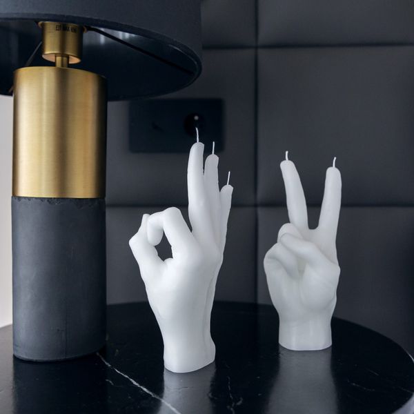 Hand Gesture candle "OK" - CandleHand