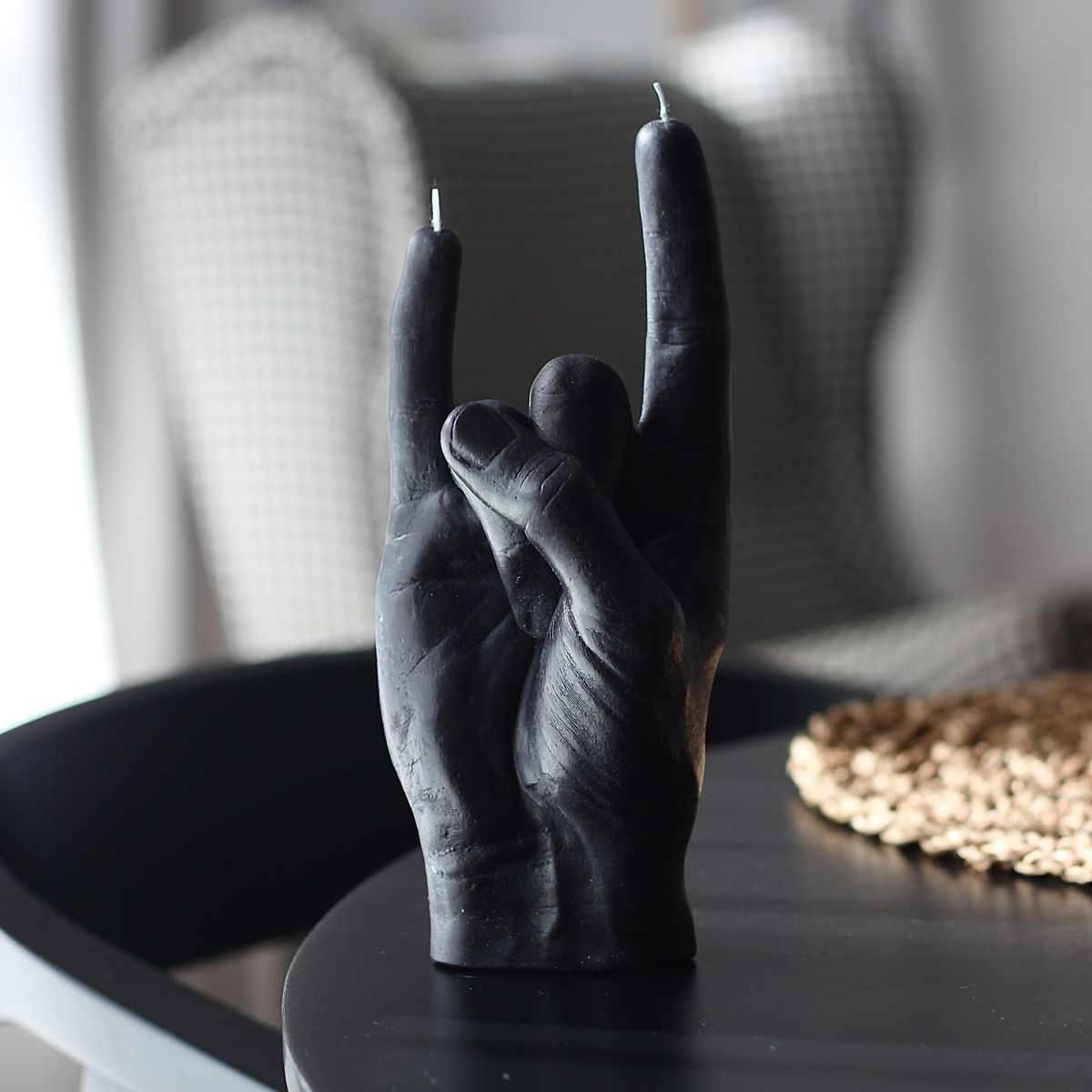 Hand Gesture candle "You Rock" - CandleHand