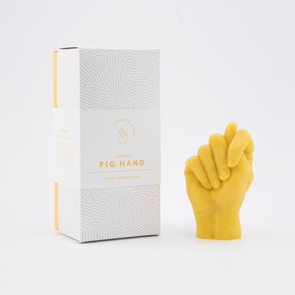 Hand Gesture candle "Fig Hand" - CandleHand